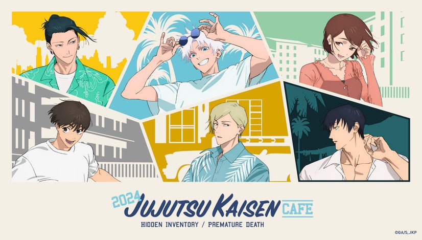 Enjoy Summer with Gojo, Geto, and the Gang at the Jujutsu Kaisen Café ...