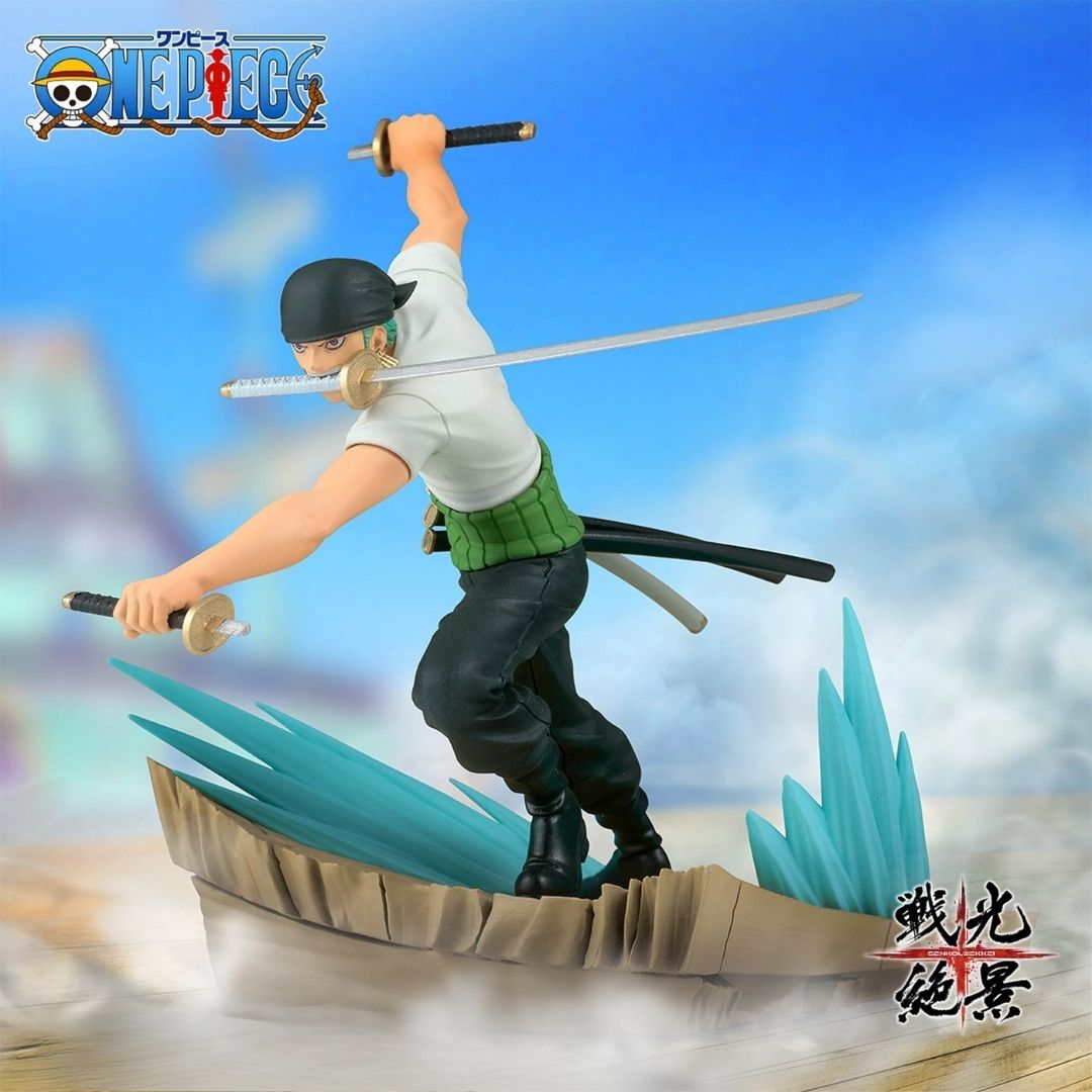 One Piece Roronoa Zoro Senkou Zekkei Figure | Nippon Figures